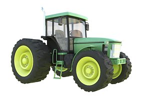 Low Poly Tractor 3D Models for Download | TurboSquid
