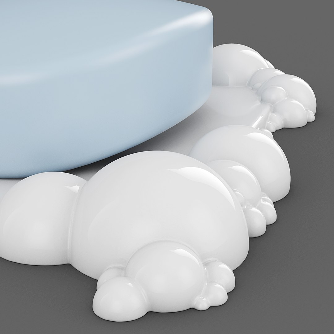 3d Bubbles Soap Dish
