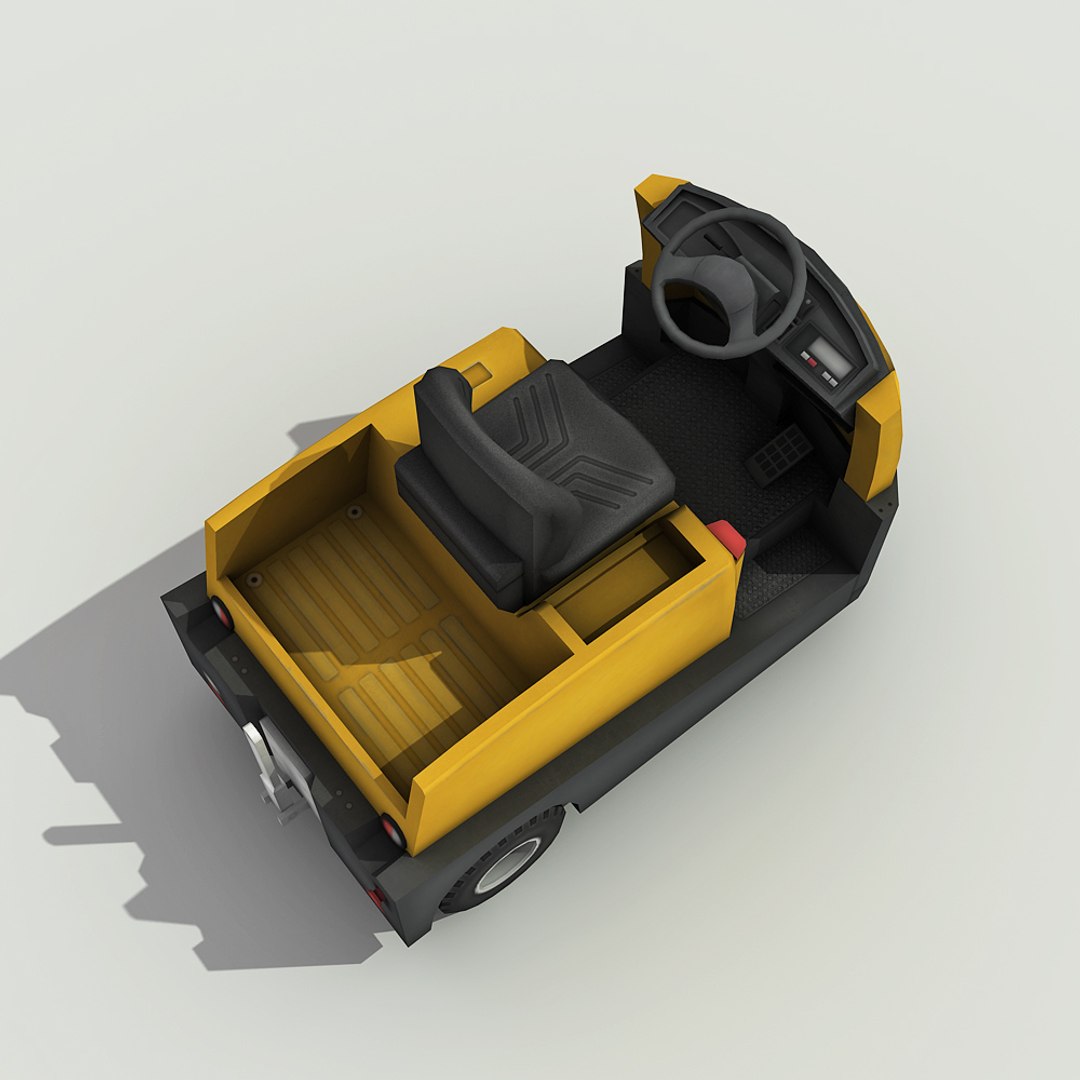 3d Model Tow Tractor