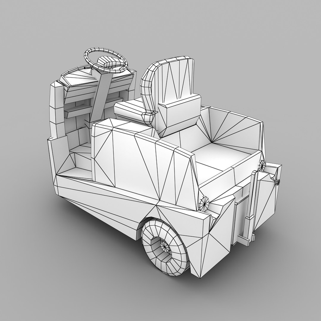 3d Model Tow Tractor