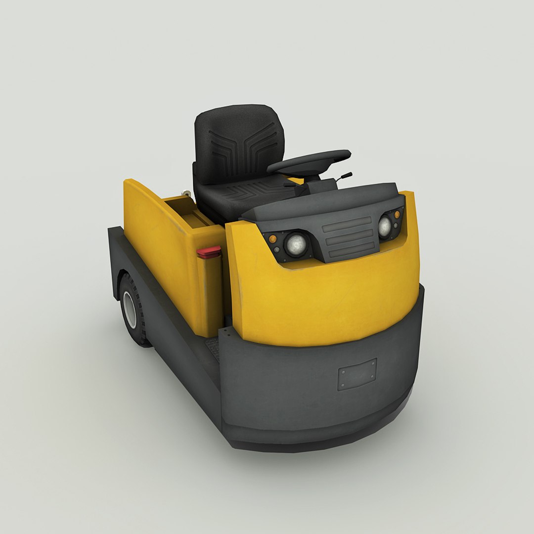 3d Model Tow Tractor