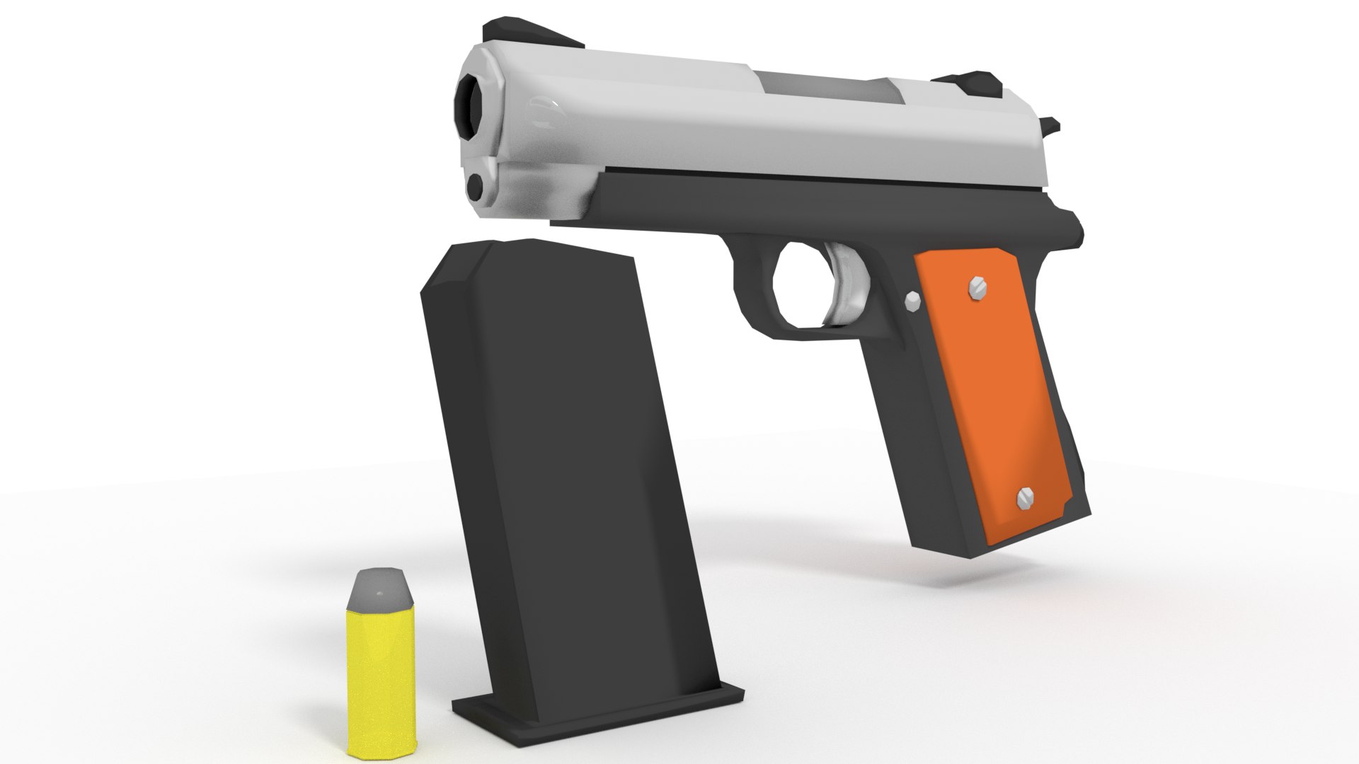 Pistol Cartoon 3D - TurboSquid 1282091