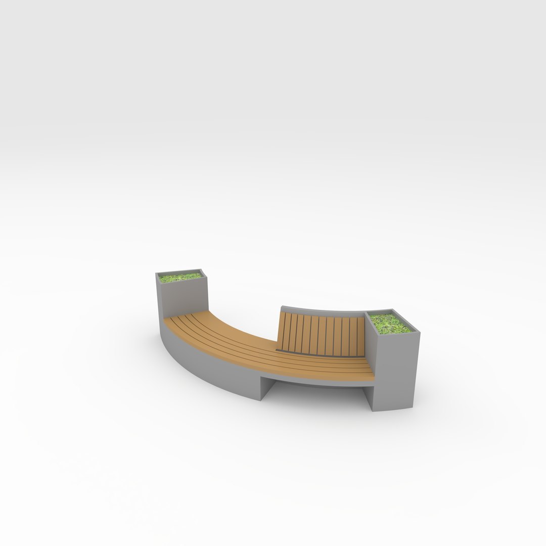 Bench Park 9 Model - TurboSquid 2120838