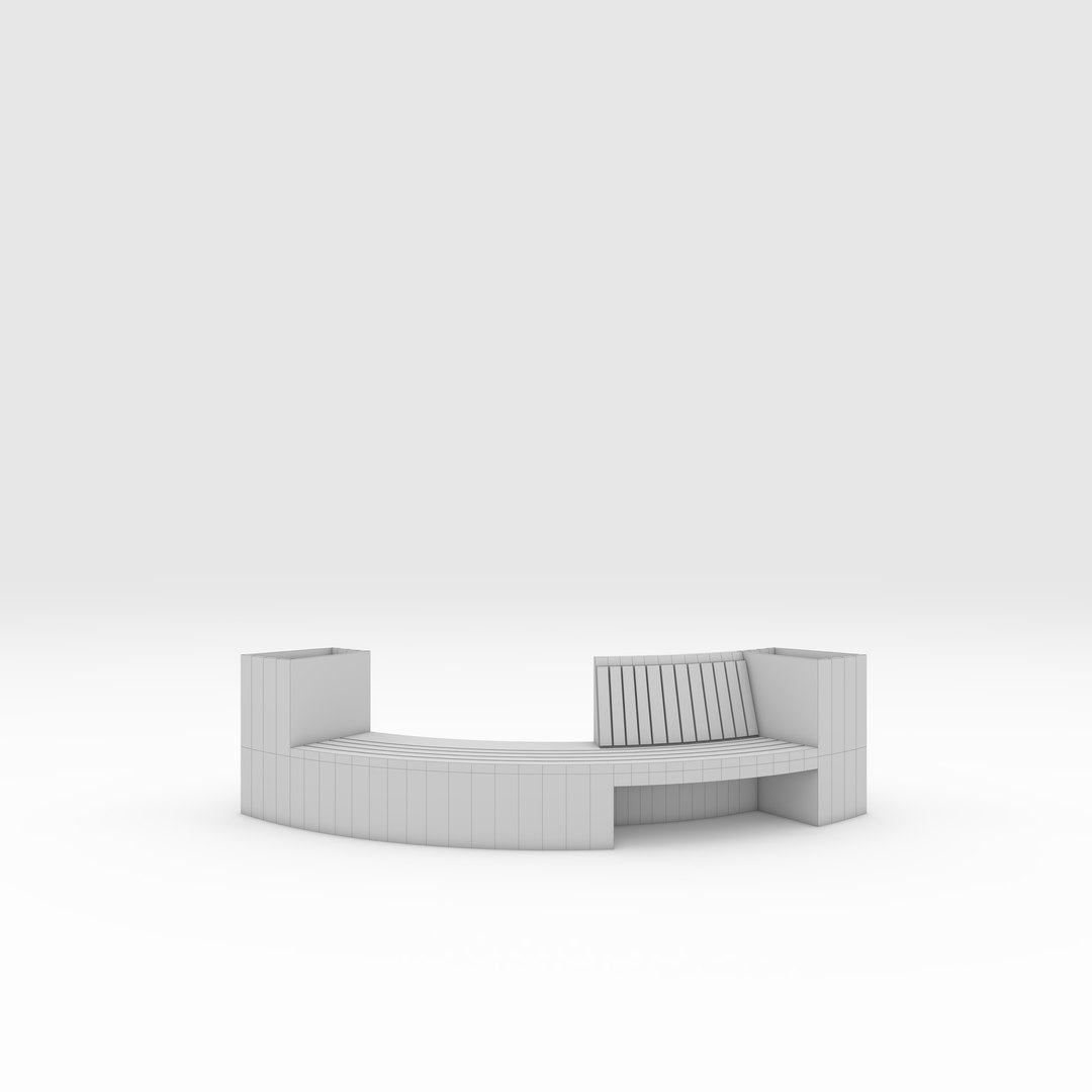 Bench Park 9 Model - TurboSquid 2120838