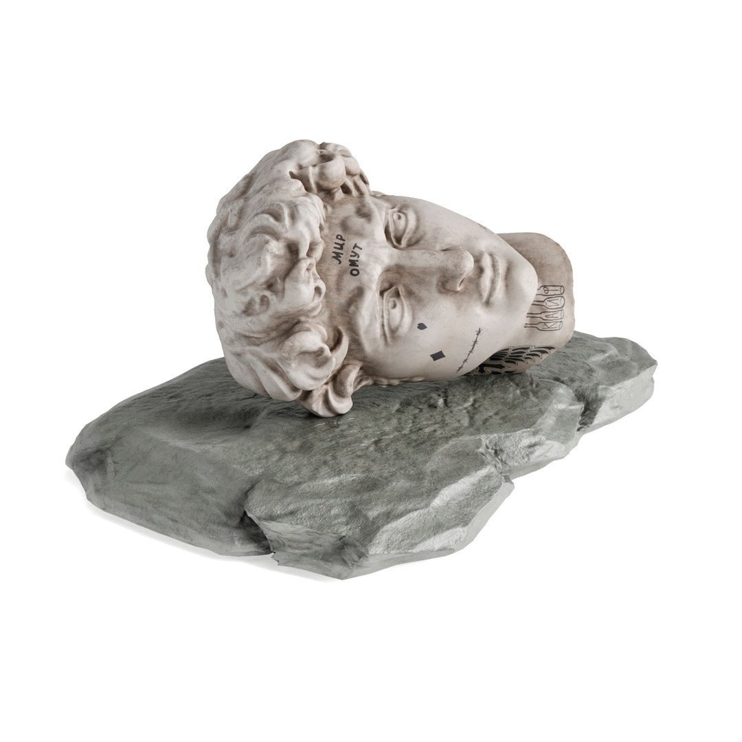 3D Model Laying David Face - TurboSquid 1987339