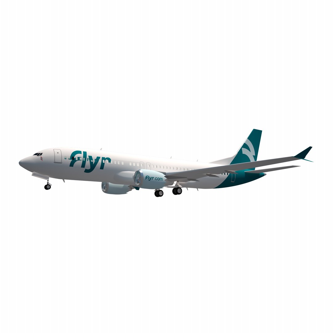 FLYR Air Boeing 737 Max 8 3D Model - TurboSquid 1964749