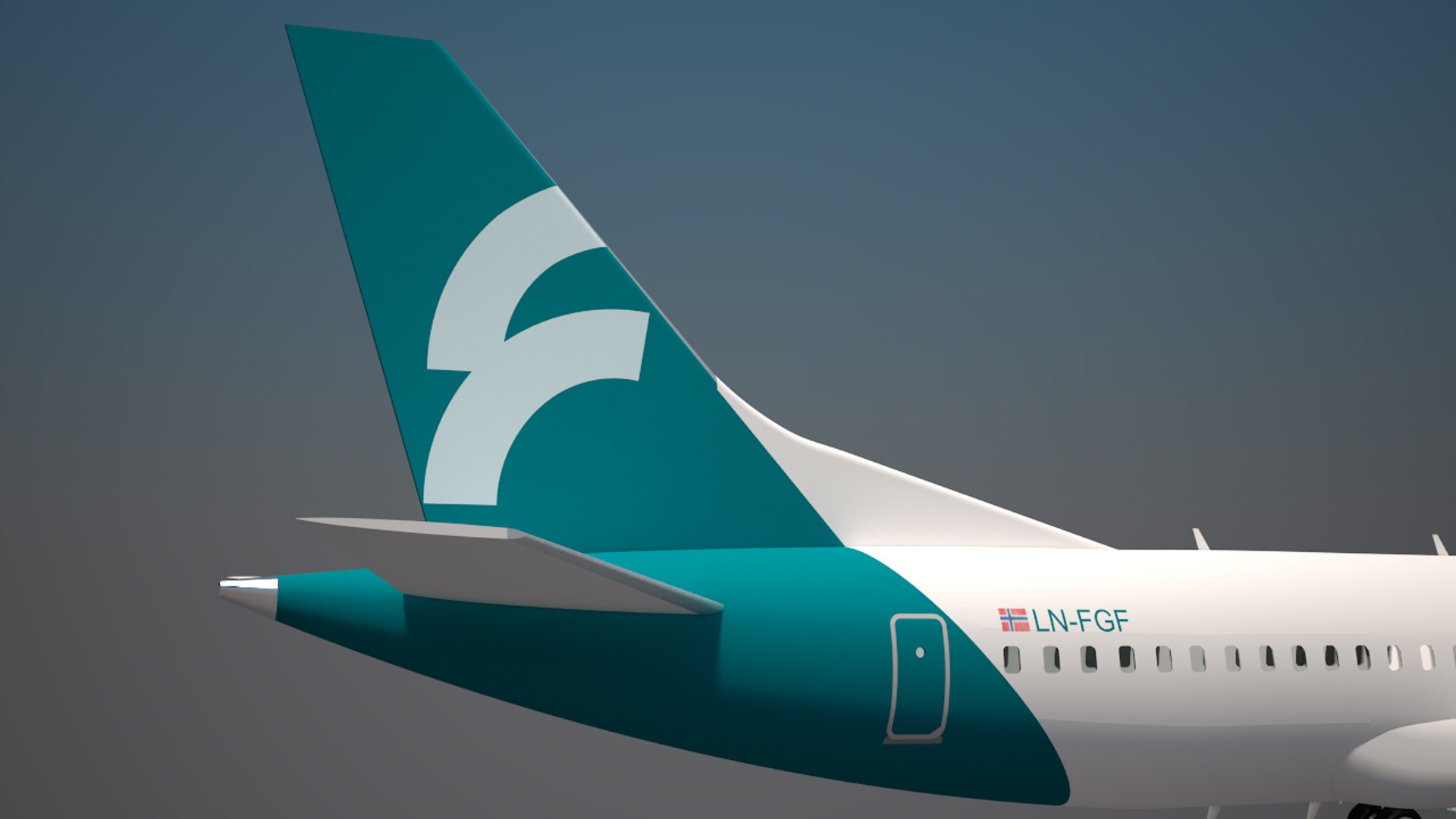 FLYR Air Boeing 737 Max 8 3D Model - TurboSquid 1964749