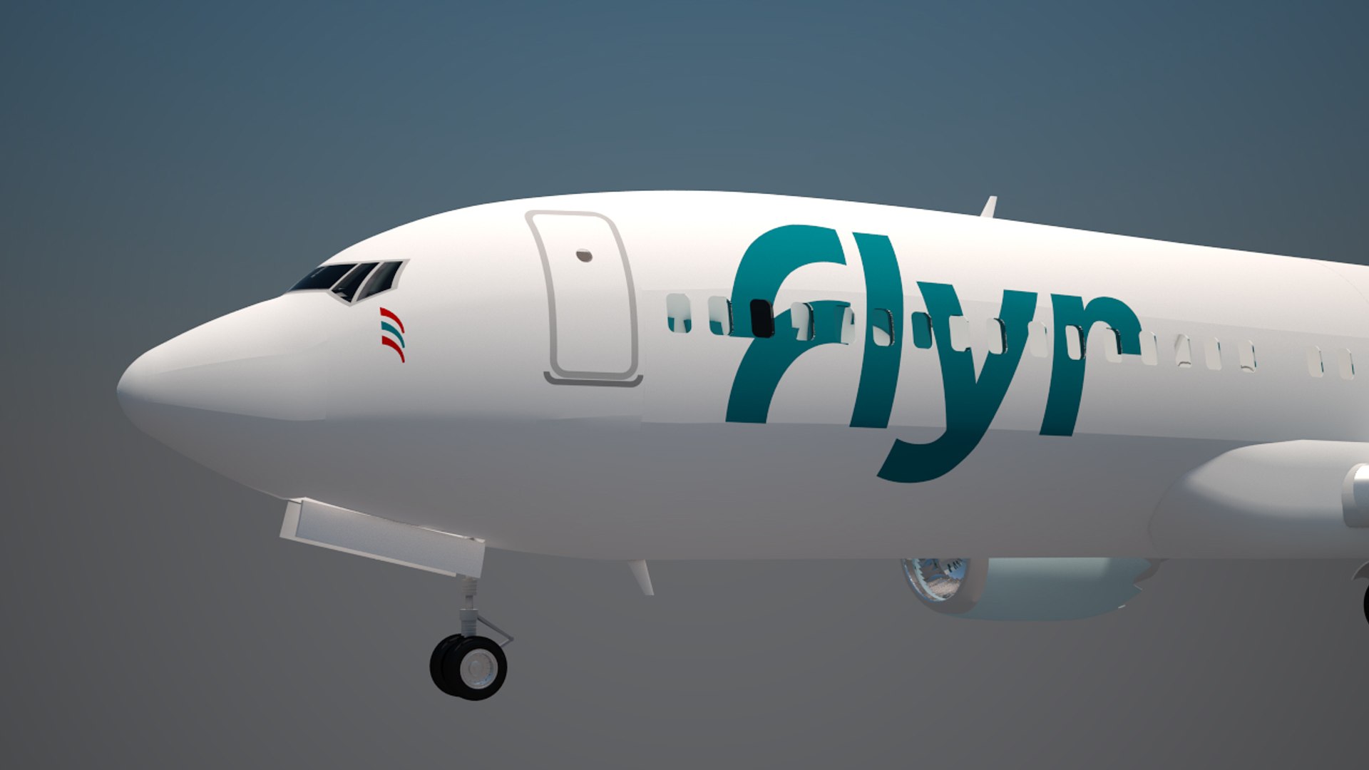 FLYR Air Boeing 737 Max 8 3D Model - TurboSquid 1964749