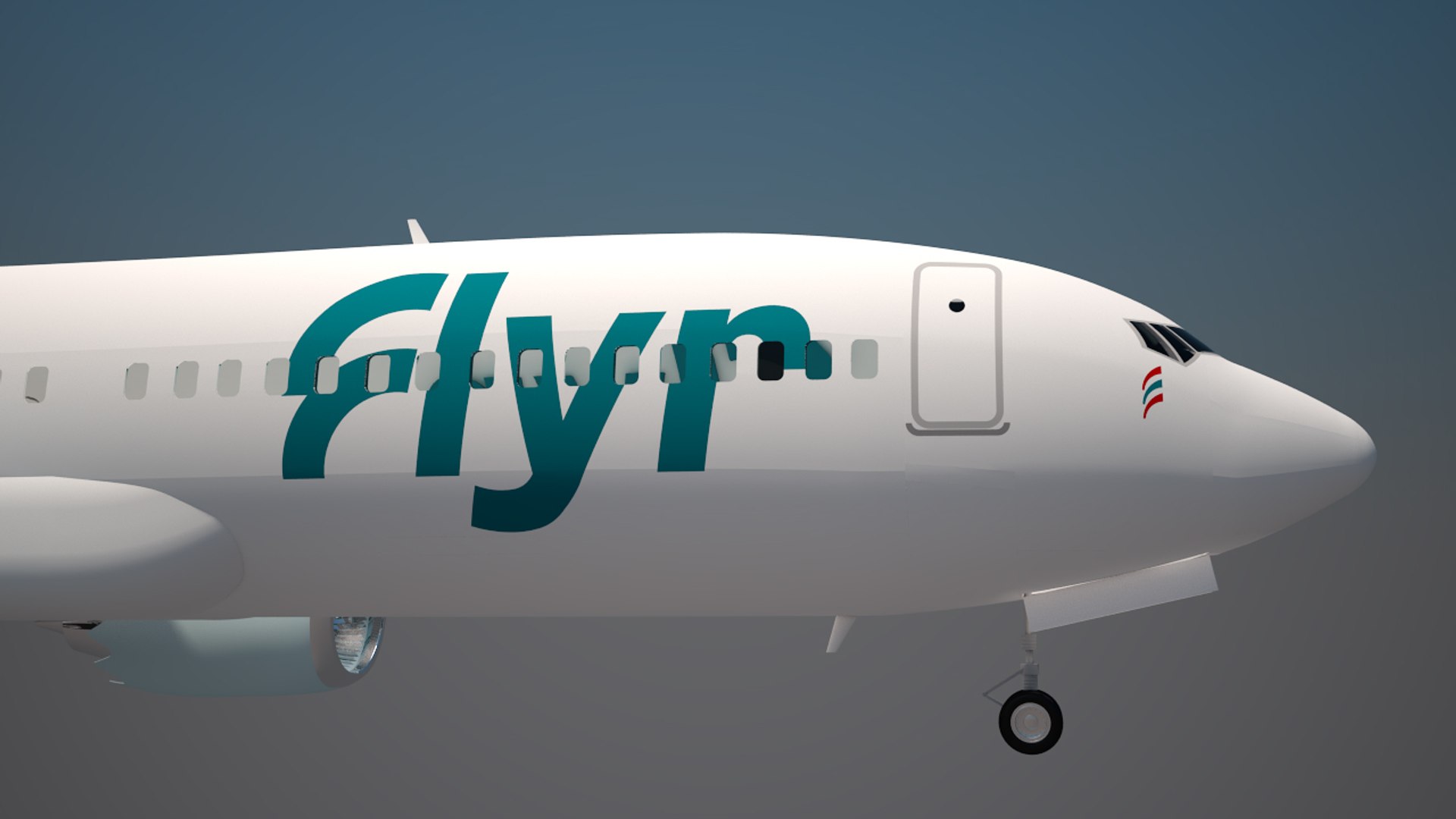 FLYR Air Boeing 737 Max 8 3D Model - TurboSquid 1964749