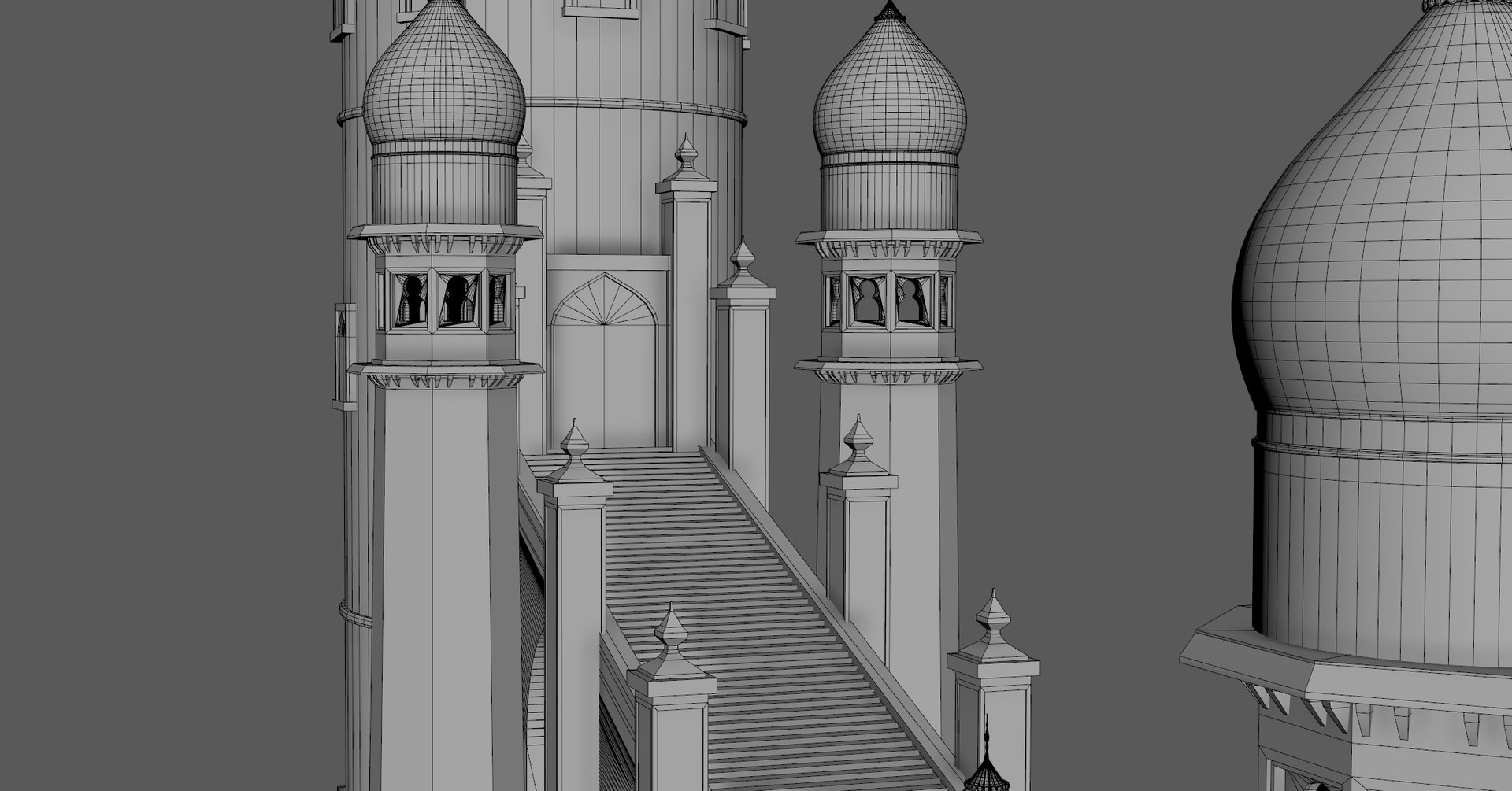 3D Fantasy Arab Tower v2 - TurboSquid 1869264