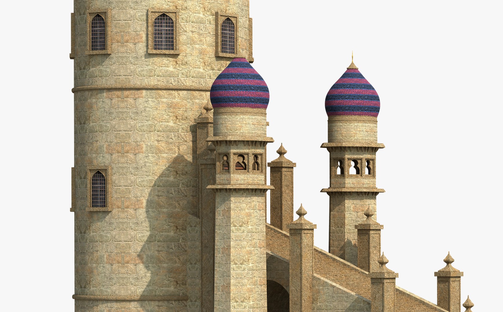3D Fantasy Arab Tower v2 - TurboSquid 1869264