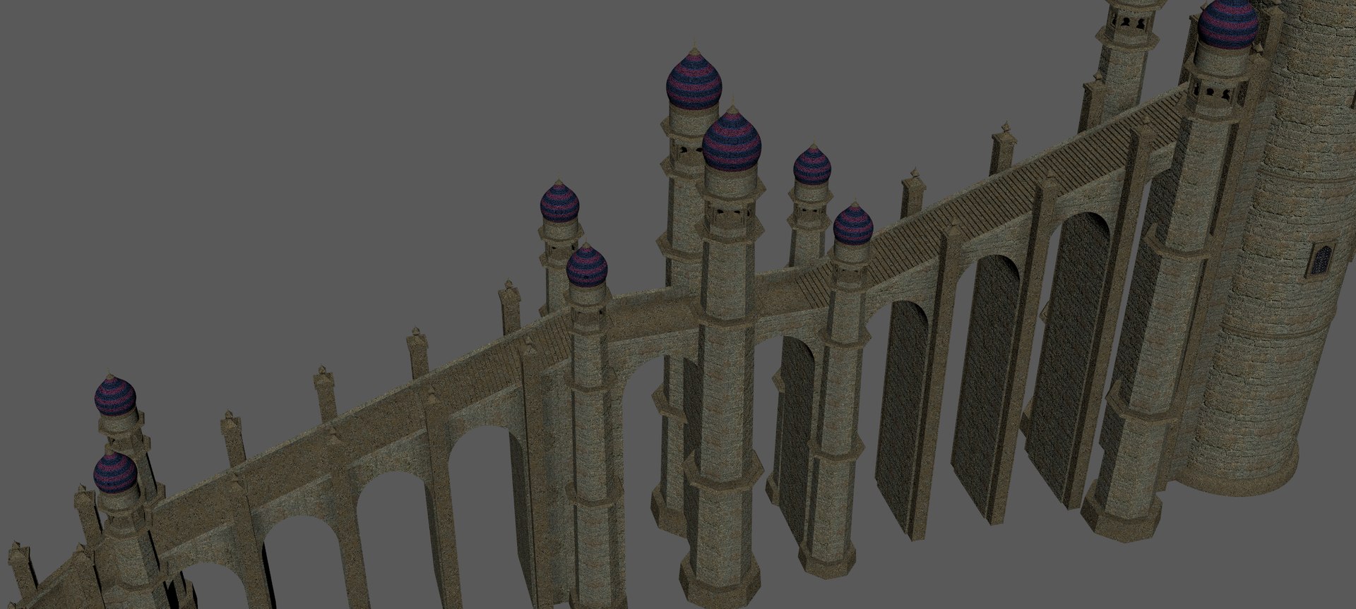 3D Fantasy Arab Tower v2 - TurboSquid 1869264