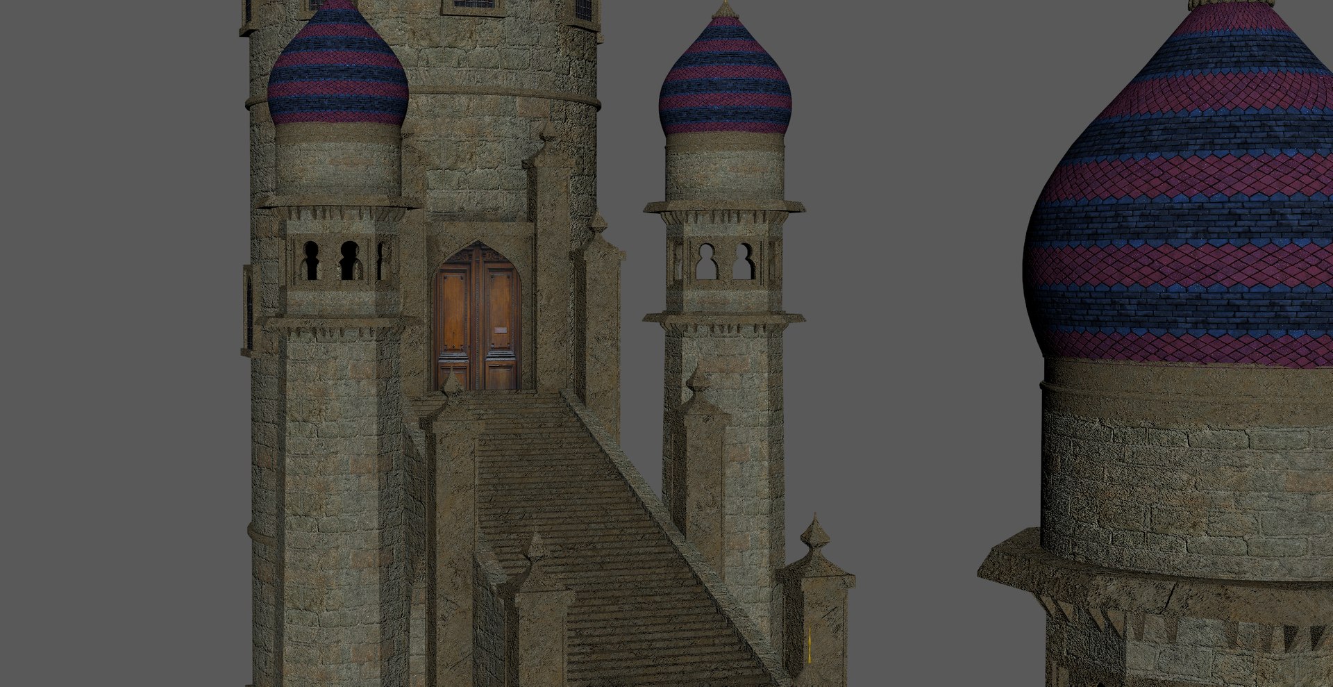 3D Fantasy Arab Tower v2 - TurboSquid 1869264