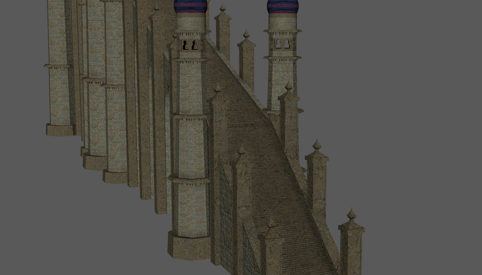 3D Fantasy Arab Tower v2 - TurboSquid 1869264