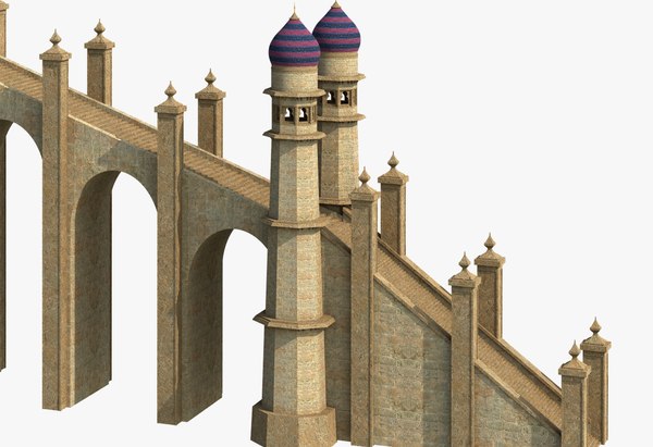 3D Fantasy Arab Tower v2 - TurboSquid 1869264
