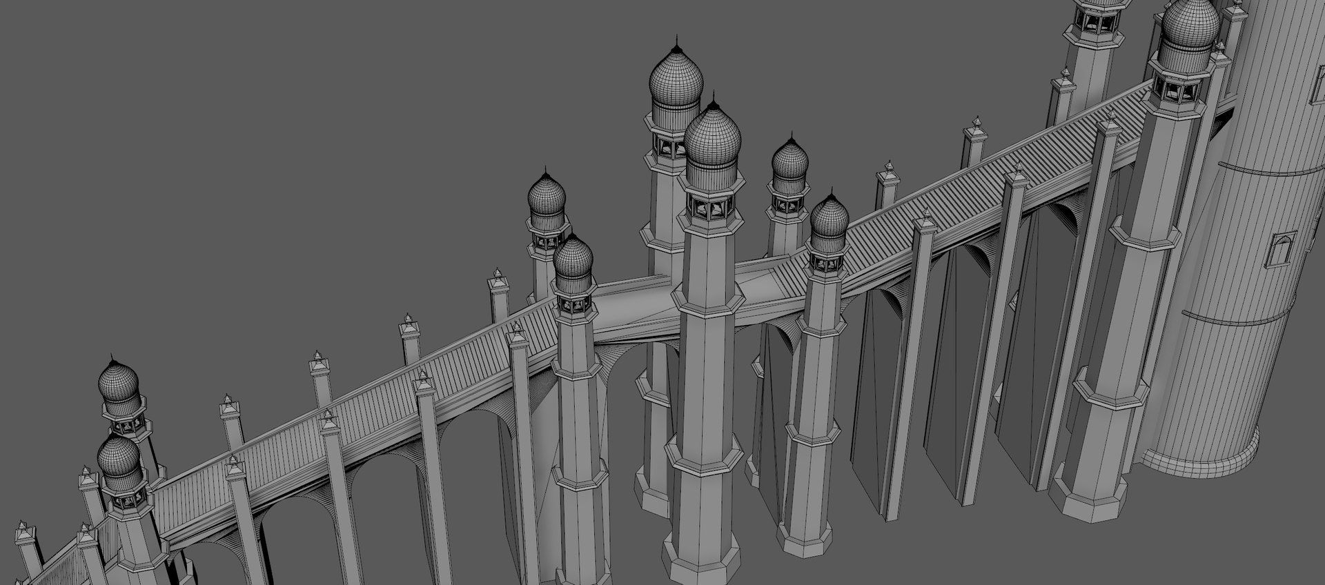 3D Fantasy Arab Tower v2 - TurboSquid 1869264