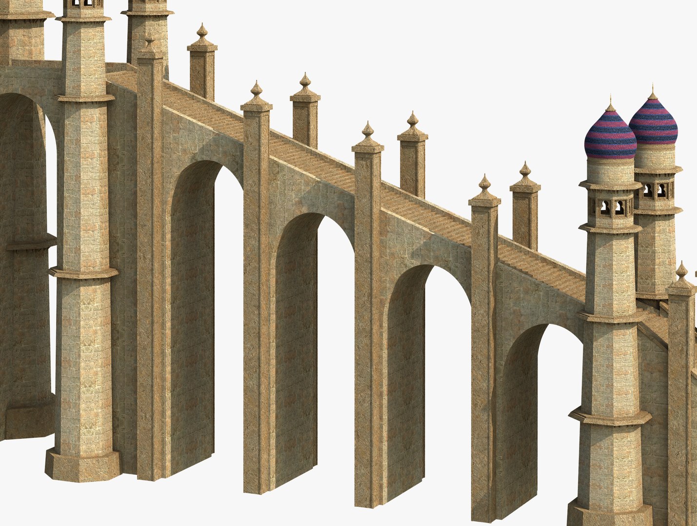 3D Fantasy Arab Tower v2 - TurboSquid 1869264