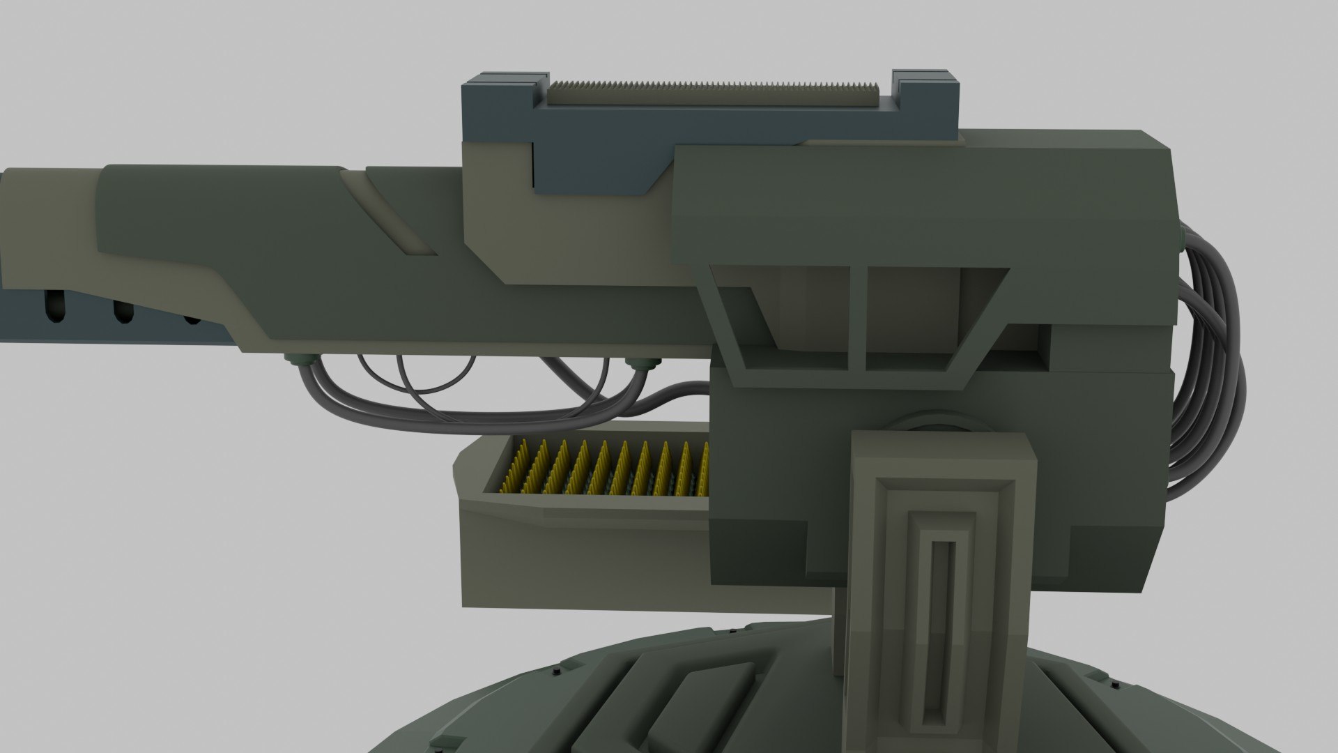 3D Cannon Tank 3D Model - TurboSquid 2343216