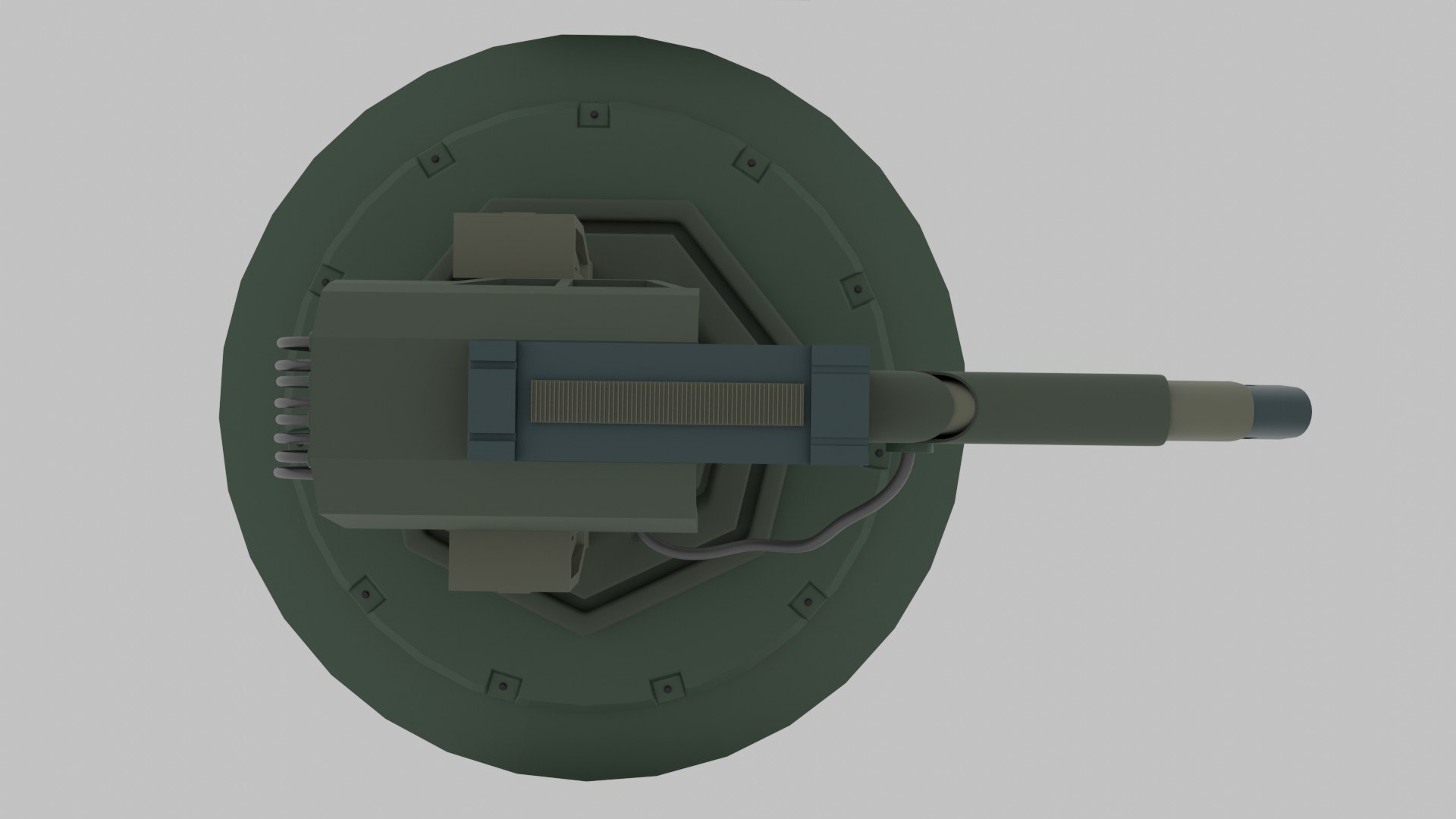 3D Cannon Tank 3D Model - TurboSquid 2343216