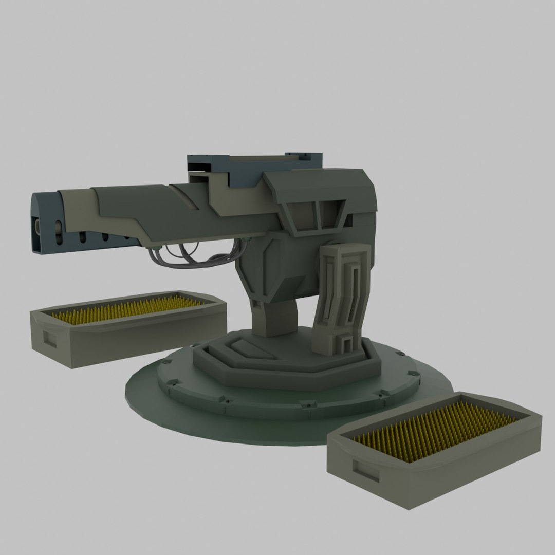 3D Cannon Tank 3D Model - TurboSquid 2343216
