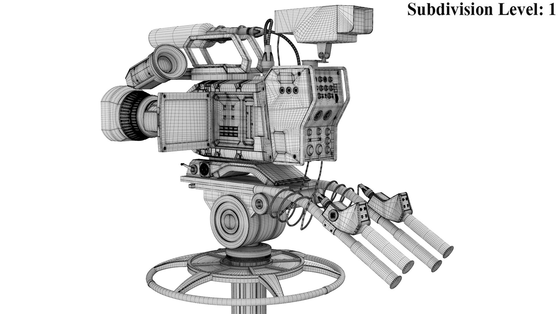 Real Studio Camera 3D Model - TurboSquid 1703237
