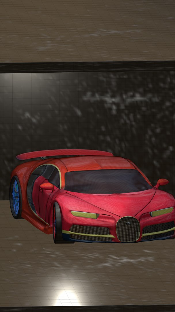 Bugati Car Model 3D Model - TurboSquid 2227113