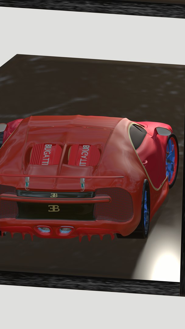 Bugati Car Model 3D Model - TurboSquid 2227113