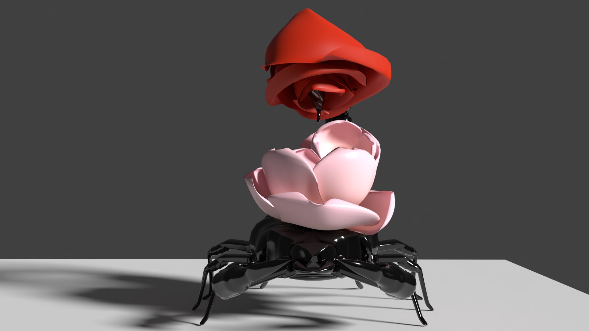 Scorpion Flower 3D Model - TurboSquid 1934614