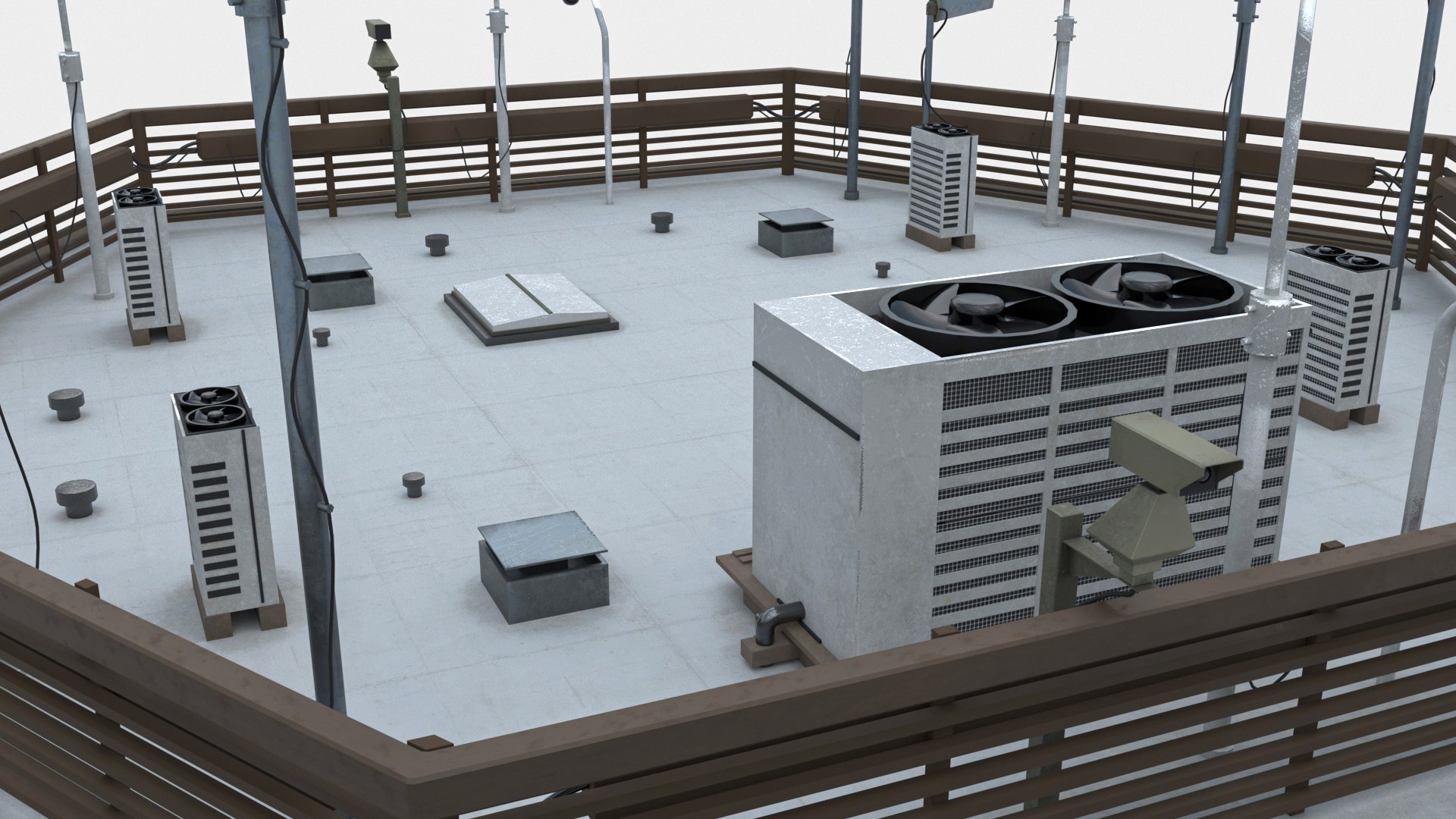 Air Force Base Control Tower 3D Model - TurboSquid 2317799