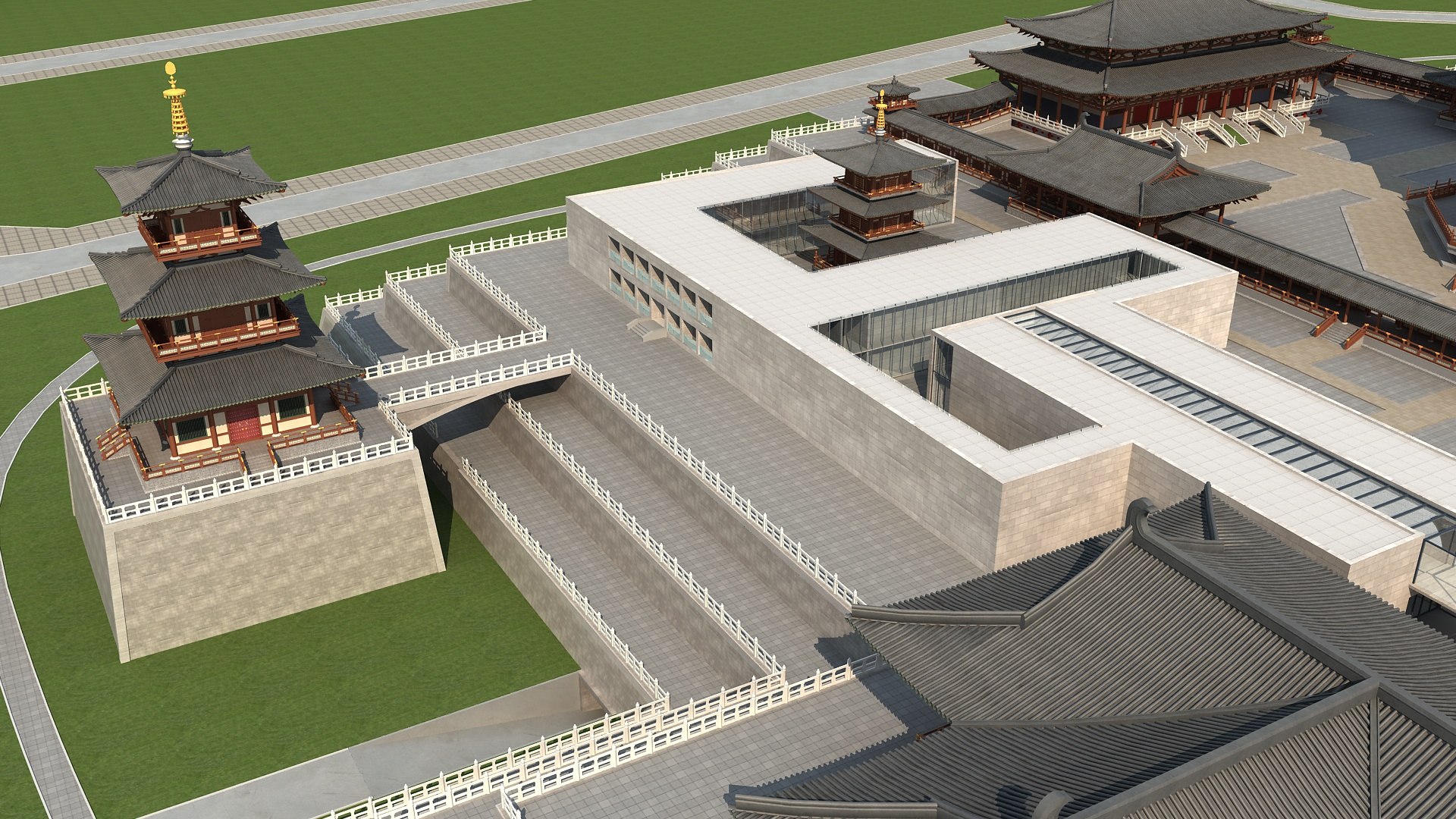 3D chinese ancient city model - TurboSquid 1671469