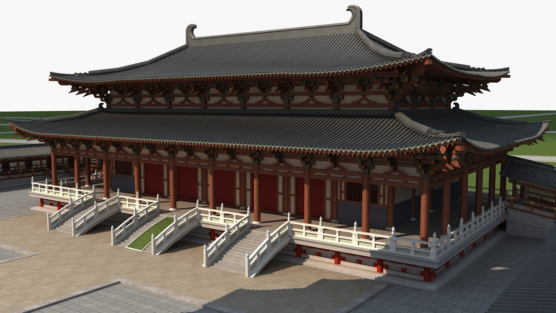 3D chinese ancient city model - TurboSquid 1671469