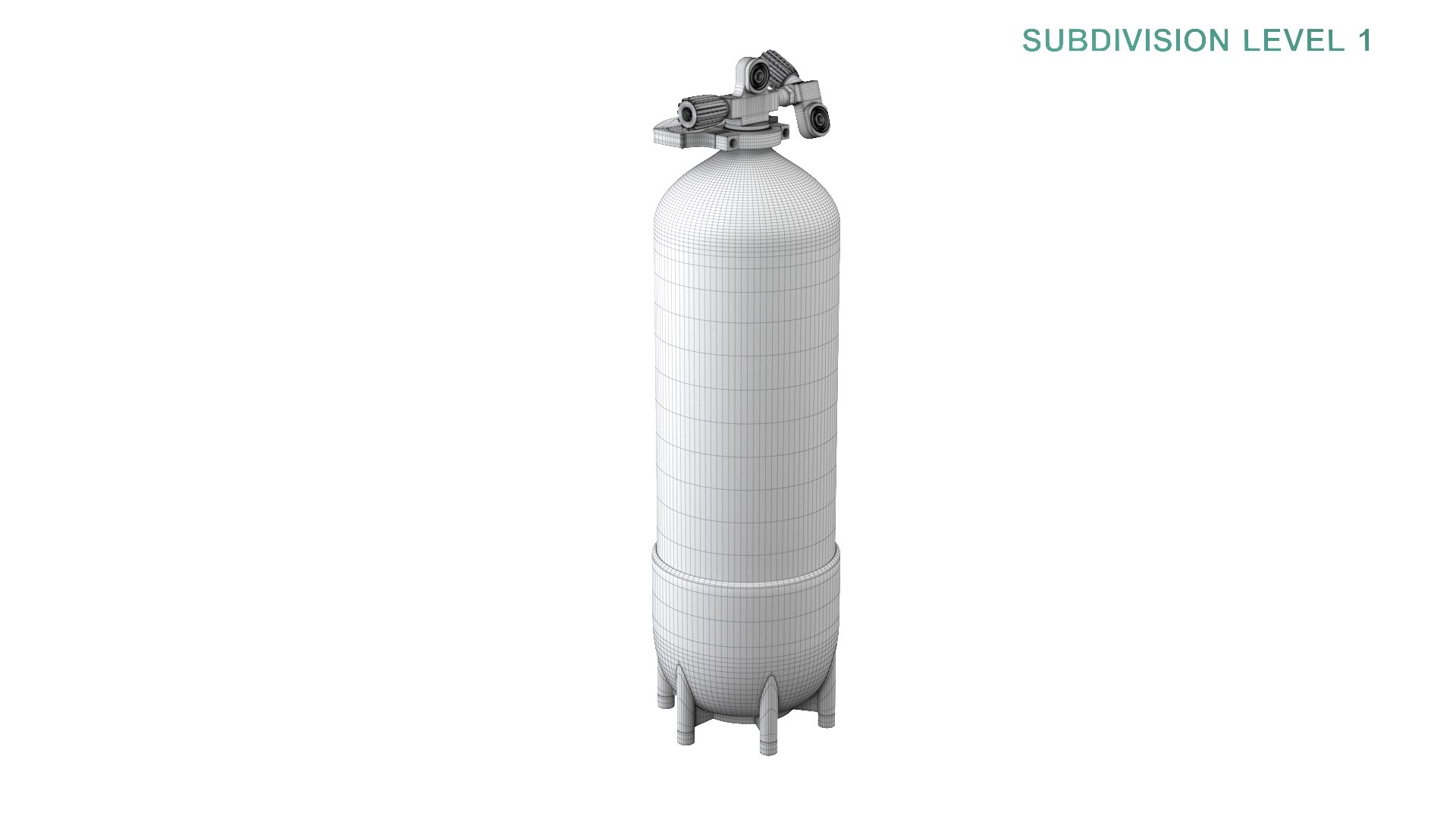Scuba Tank 3D Model - TurboSquid 1753231