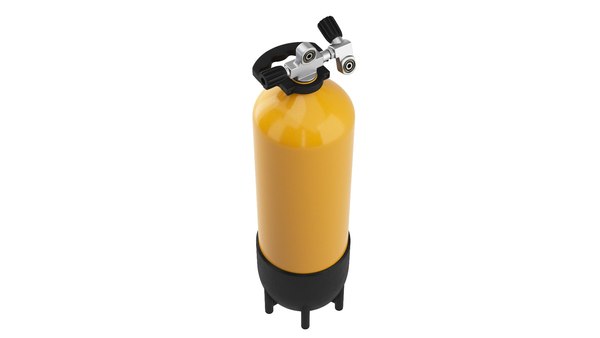 Scuba Tank 3D model - TurboSquid 1753231