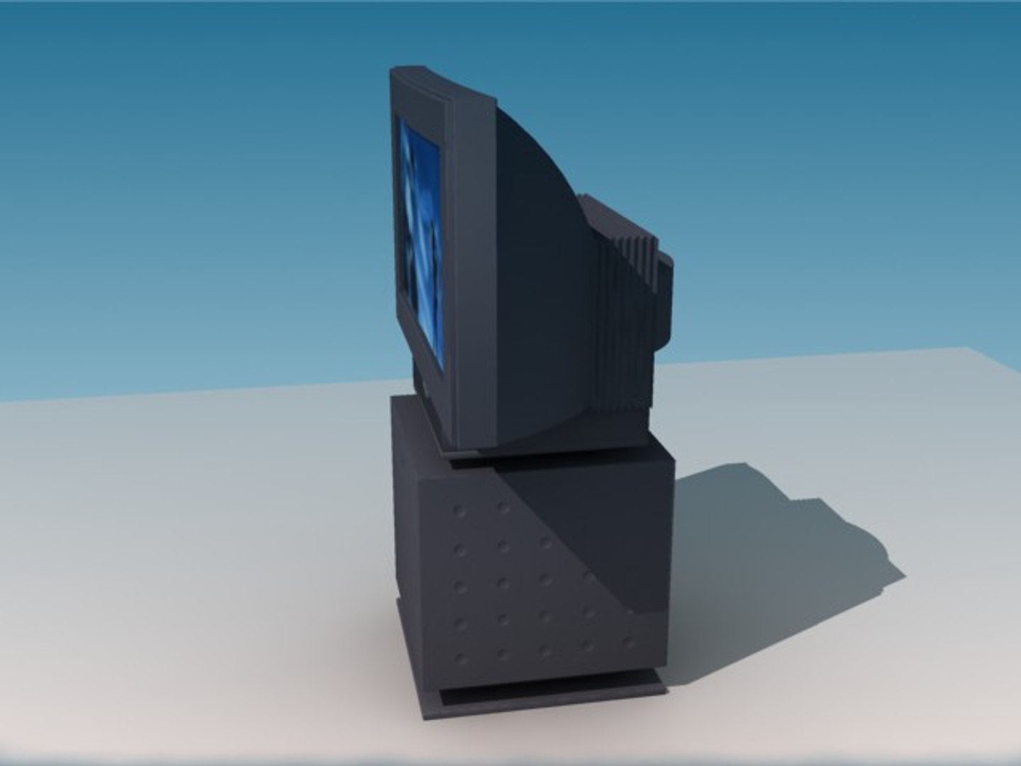 3d model tv plasma video camera