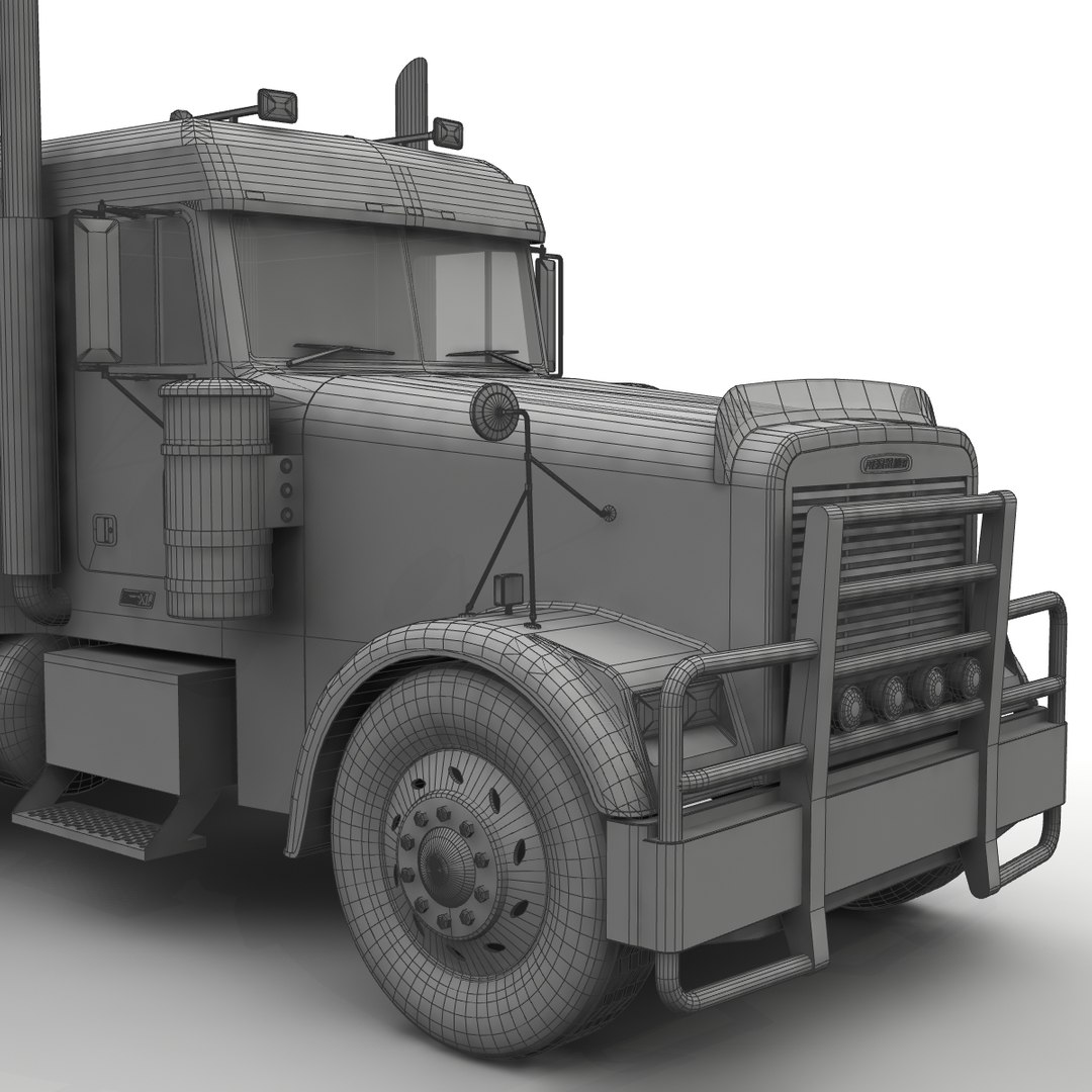 Freightliner Classic Xl 3d Model