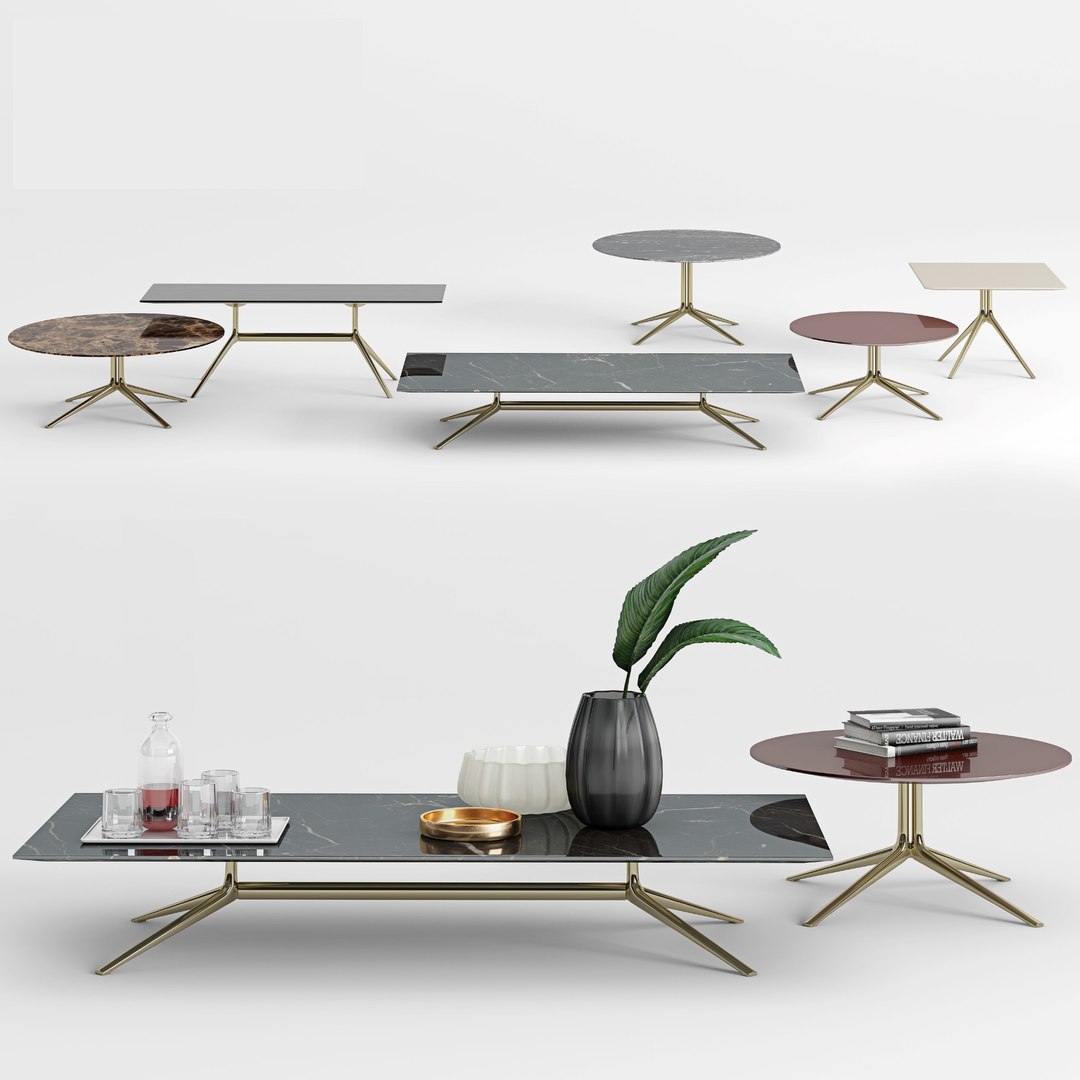 Poliform Mondrian Coffee Table 3D - TurboSquid 1581143