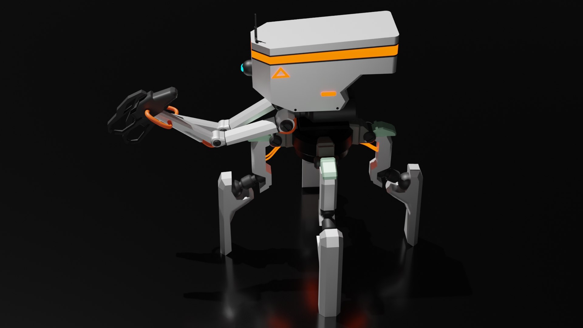 3D Four Legs Robot 3D Model Model - TurboSquid 1885020