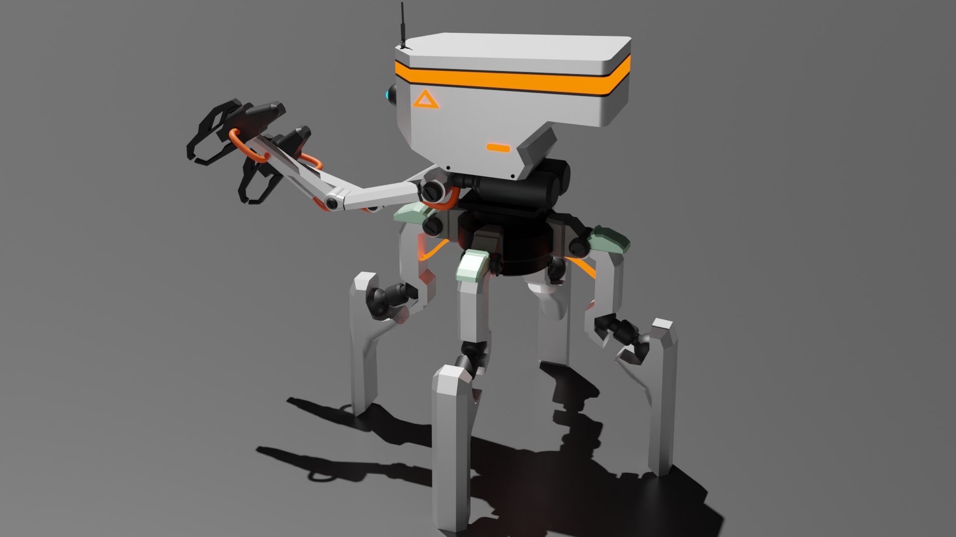 3D Four Legs Robot 3D Model Model - TurboSquid 1885020