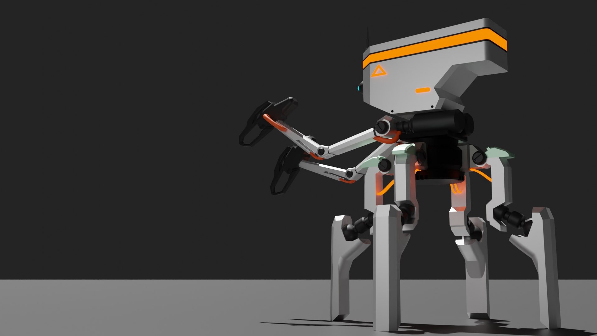 3D Four Legs Robot 3D Model Model - TurboSquid 1885020