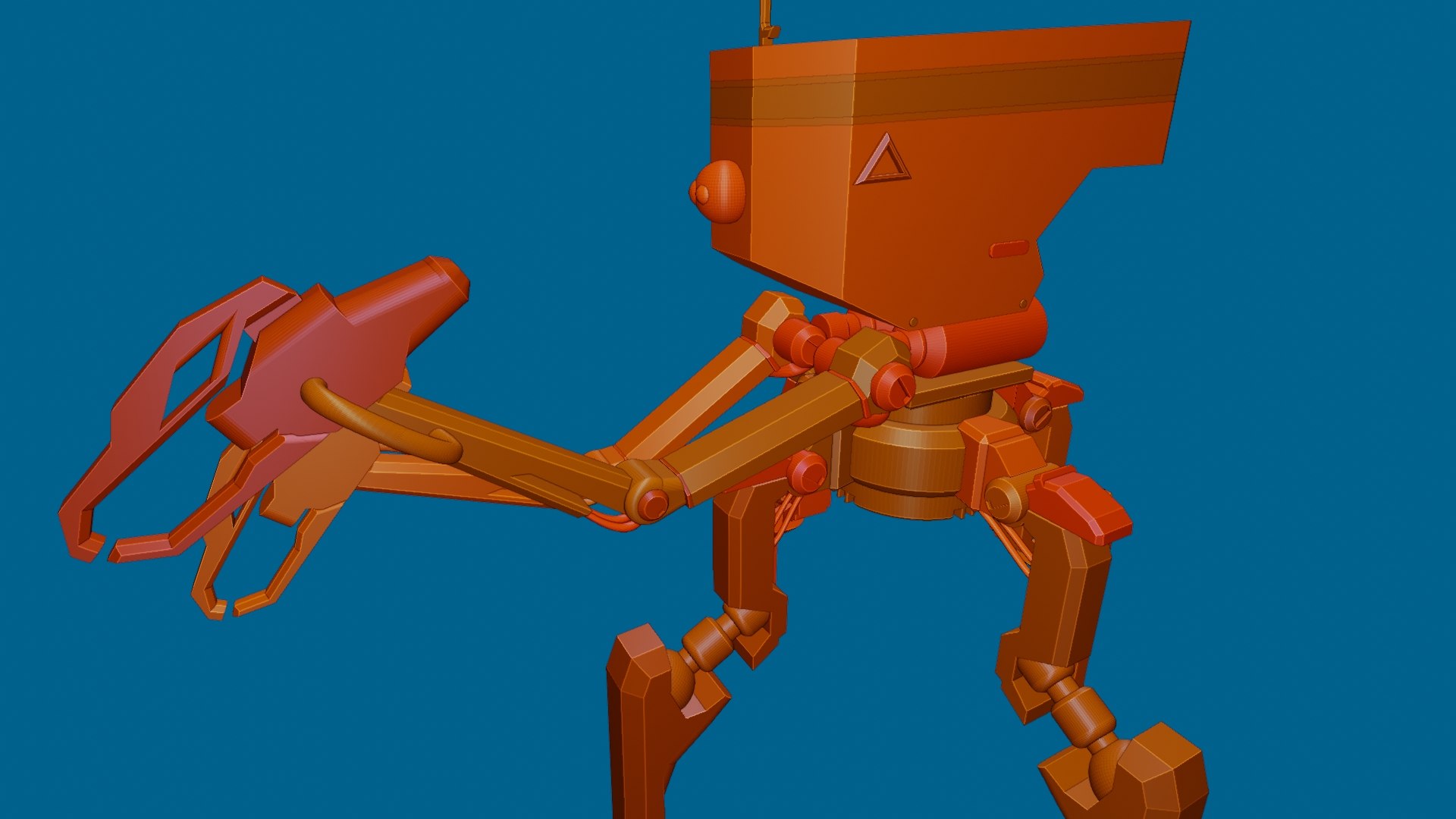 3D Four legs robot 3D model model - TurboSquid 1885020