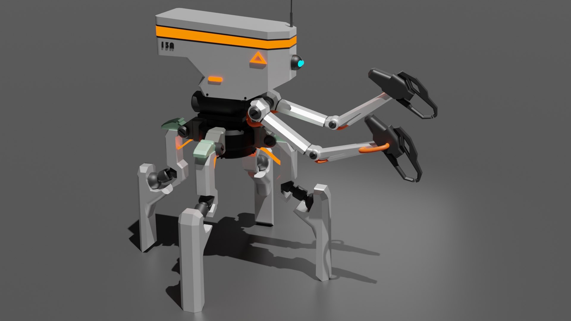 3D Four Legs Robot 3D Model Model - TurboSquid 1885020