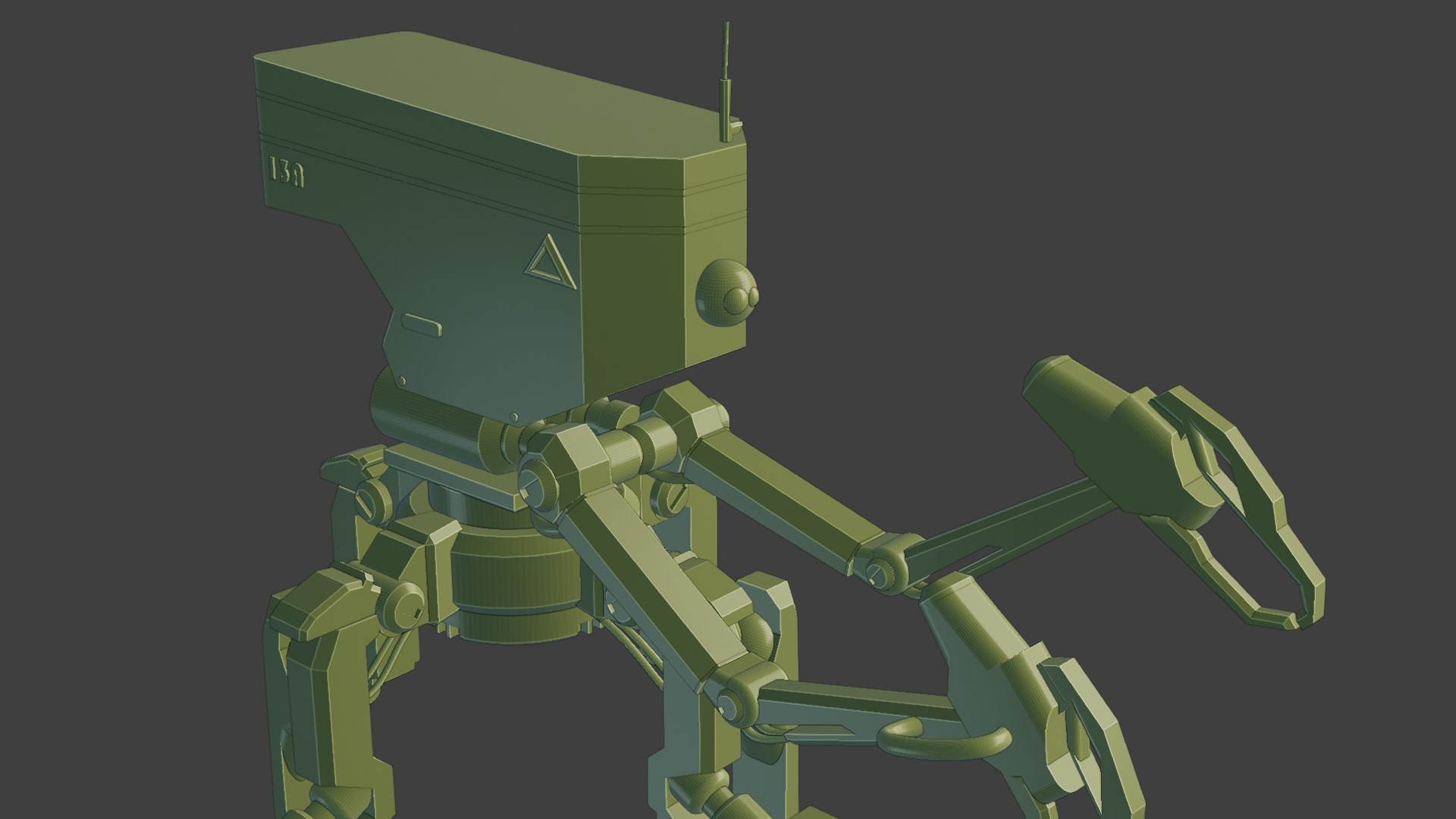 3D Four legs robot 3D model model - TurboSquid 1885020