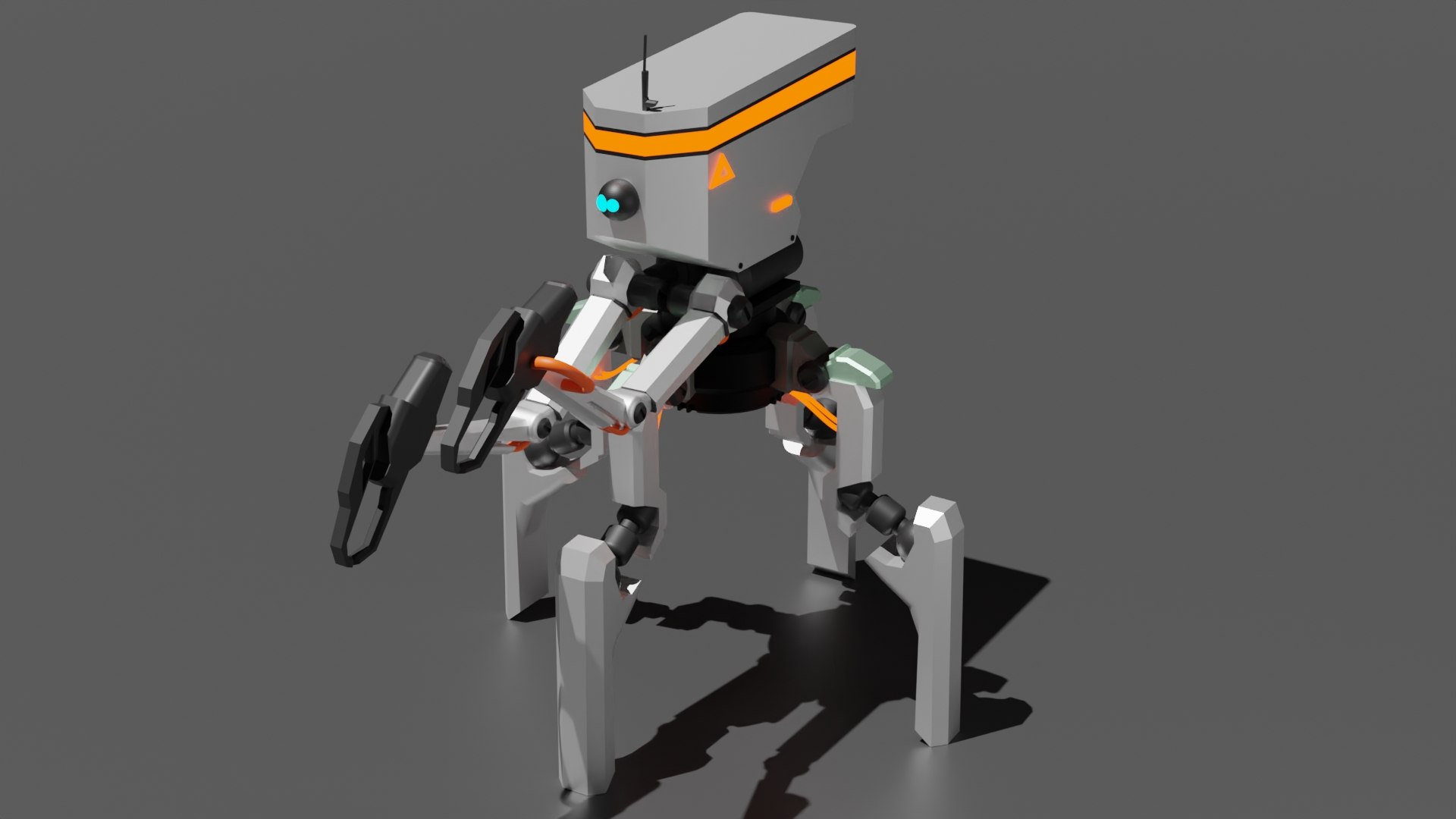 3D Four Legs Robot 3D Model Model - TurboSquid 1885020
