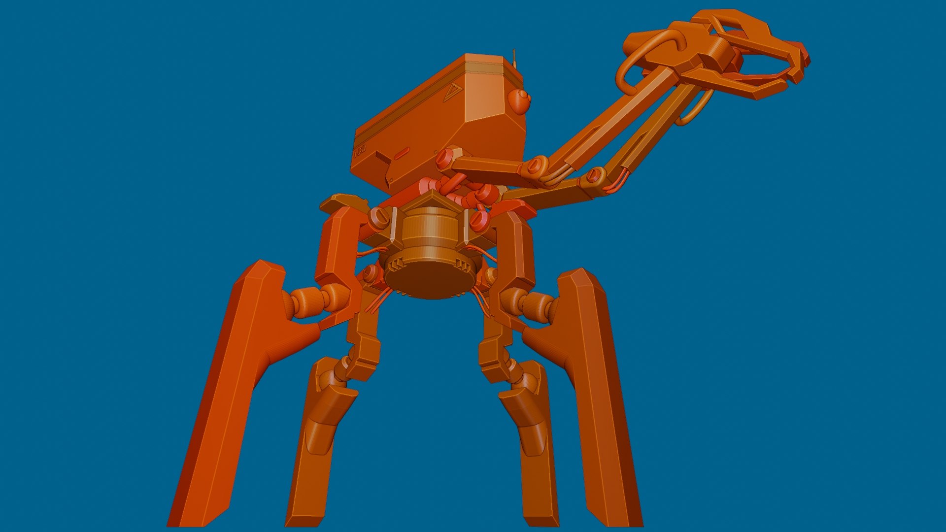 3D Four legs robot 3D model model - TurboSquid 1885020
