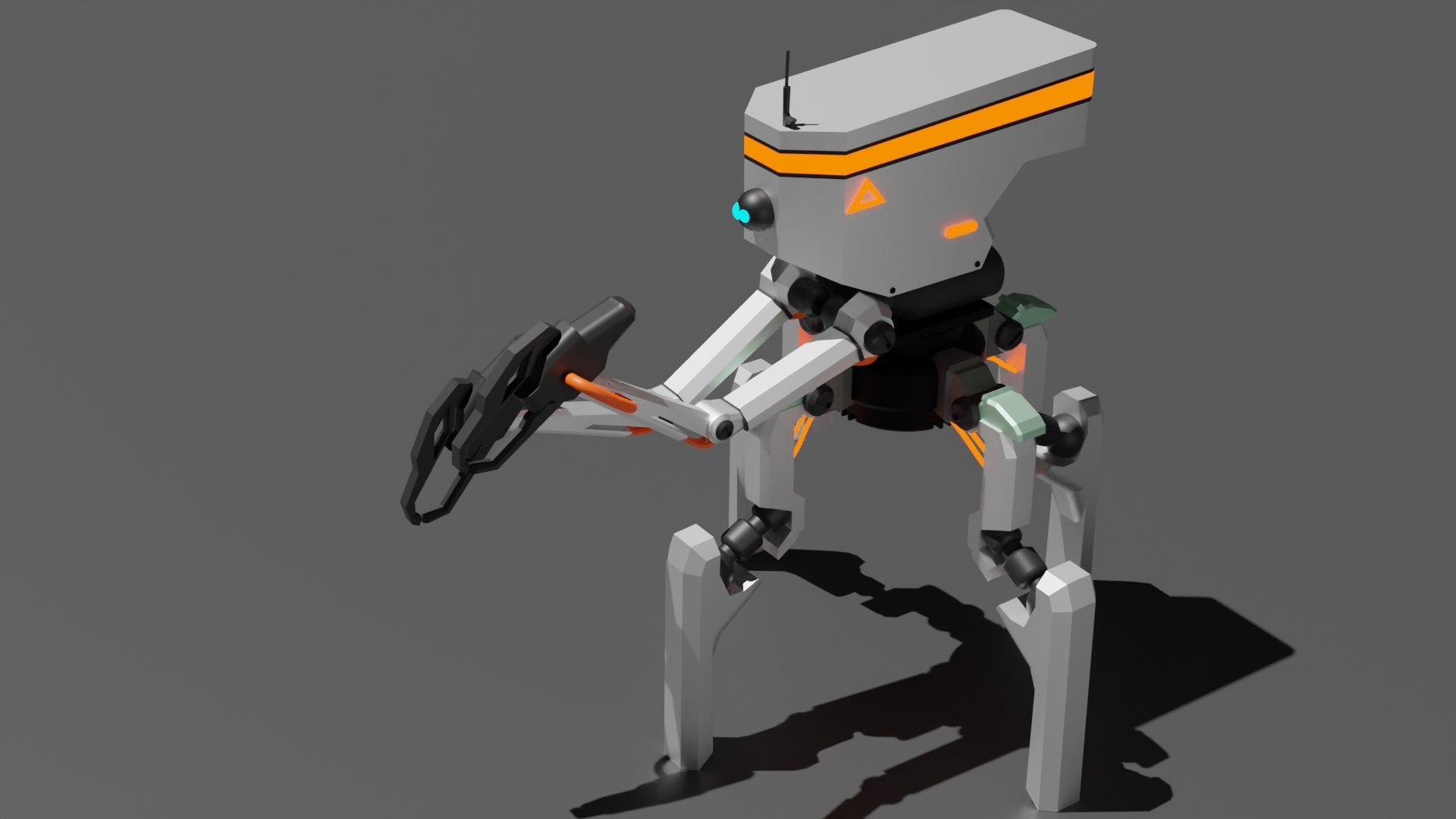 3D Four Legs Robot 3D Model Model - TurboSquid 1885020