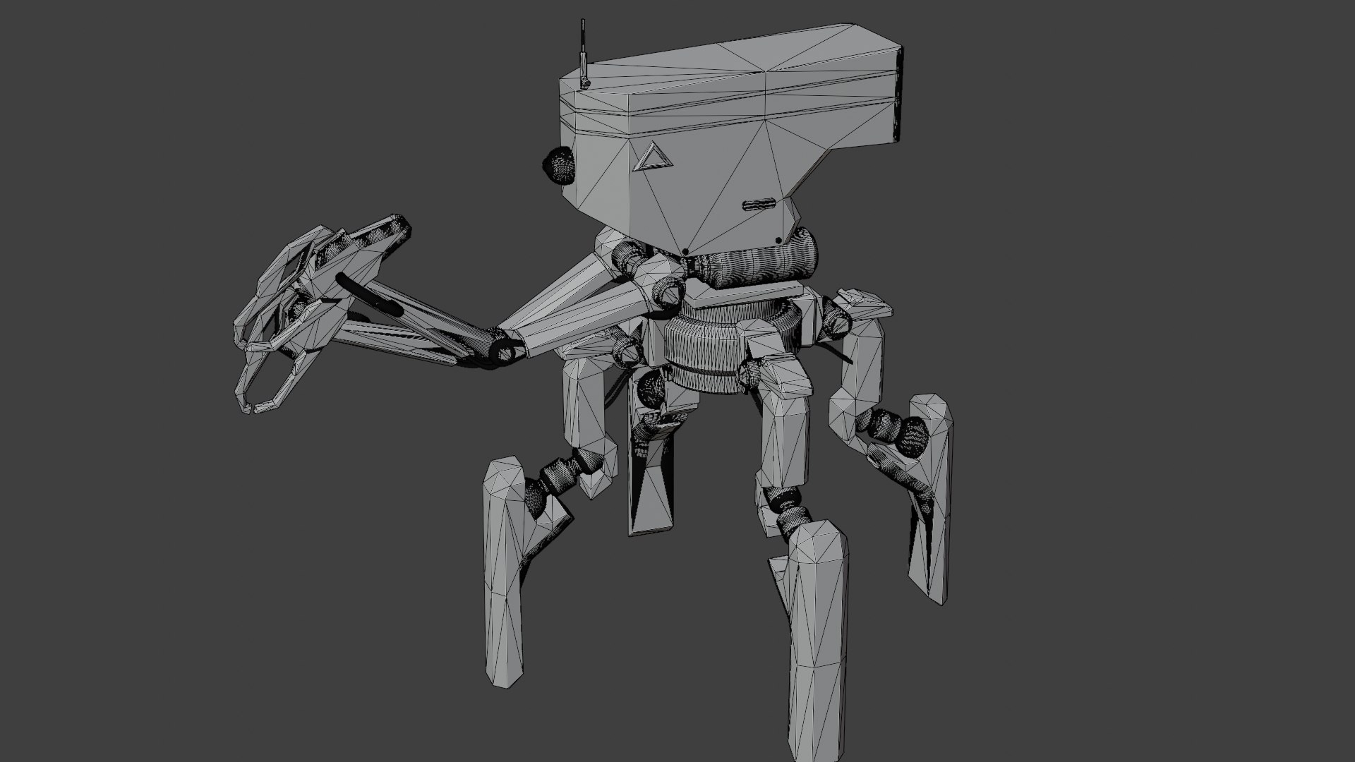 3D Four legs robot 3D model model - TurboSquid 1885020