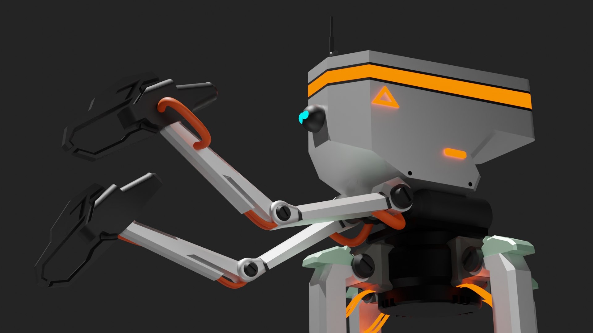 3D Four Legs Robot 3D Model Model - TurboSquid 1885020