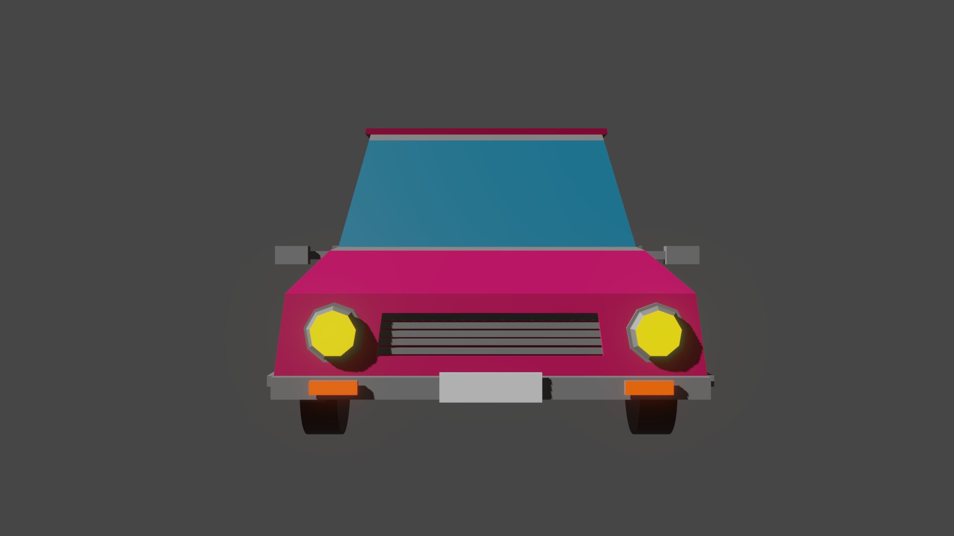 3D Stylized Low Poly Vintage Car Model - TurboSquid 1958620