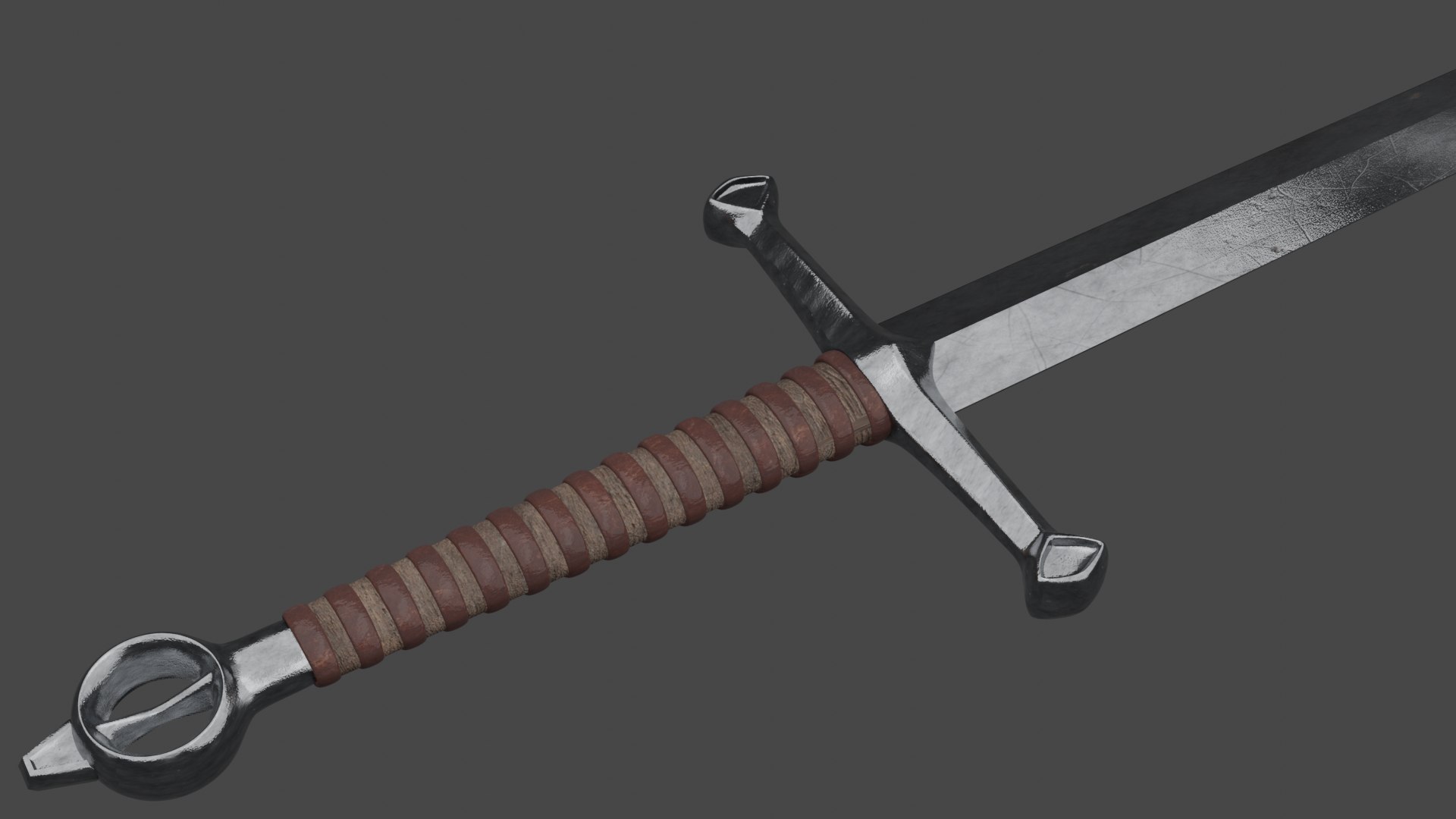 3D Two Handed Sword - TurboSquid 1950299