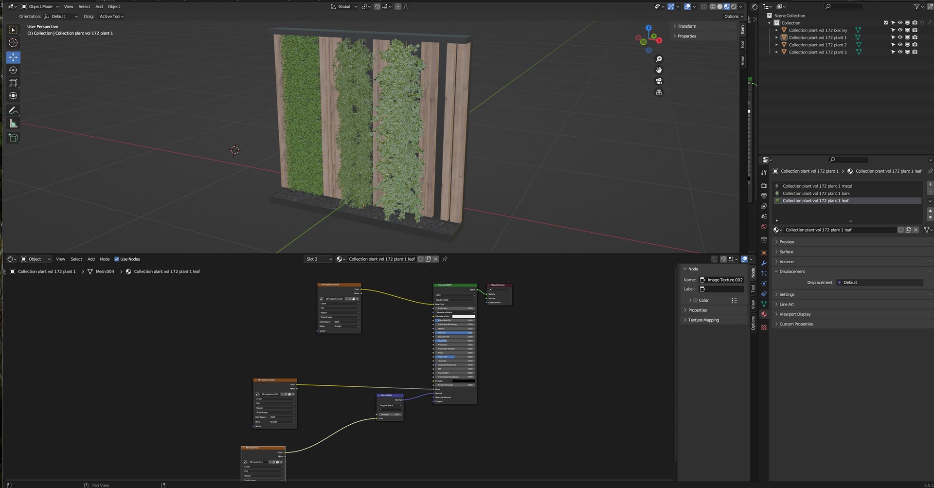 3D Collection Plant Vol 172 - Blender Model Model - TurboSquid 2086940